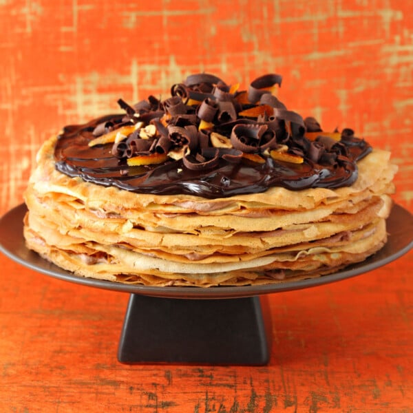 Nutella Crepe Cake - SugarHero