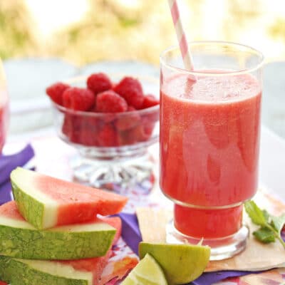 Watermelon-Raspberry Juice - SugarHero