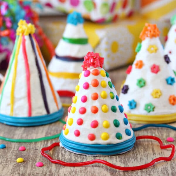 Birthday Party Hat Cakes - SugarHero