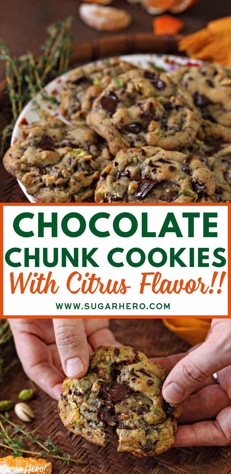 Clemen Thyme Chocolate Chunk Cookies SugarHero clemen-thyme-chocolate-chunk-cookies-sugarhero