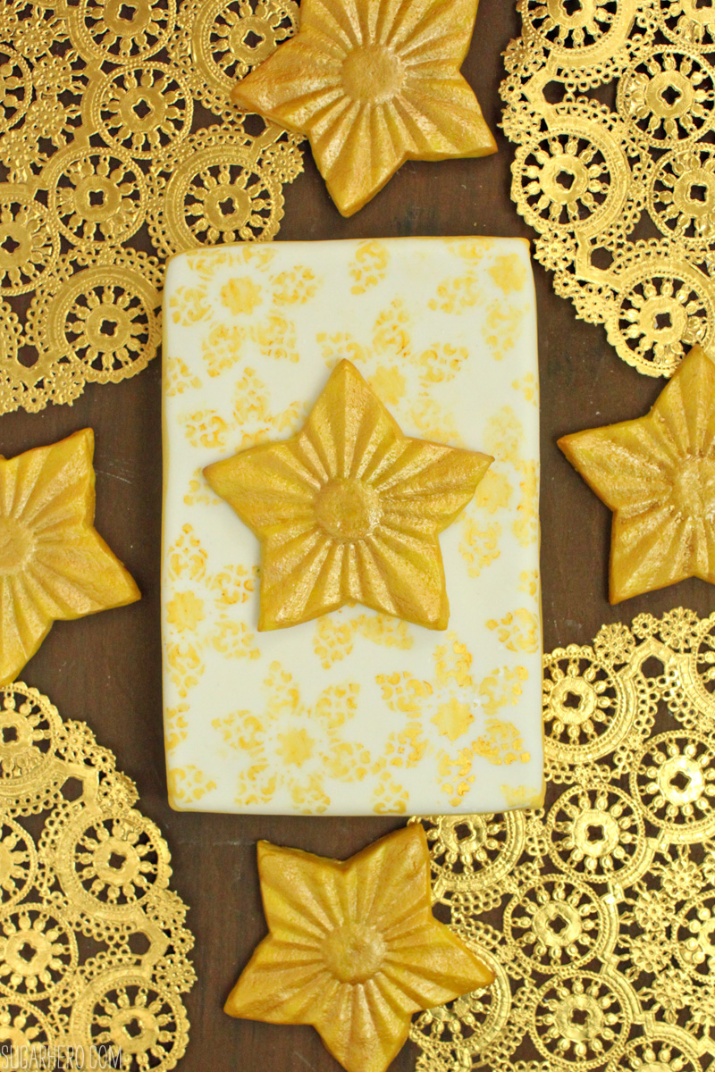 Vintage Christmas Card Cakes