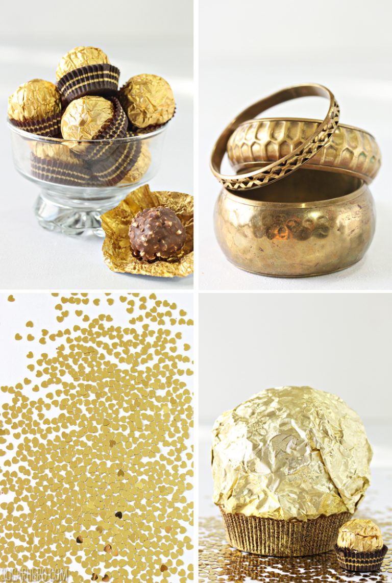 Giant Ferrero Rocher Hazelnut Mousse Cakes - SugarHero