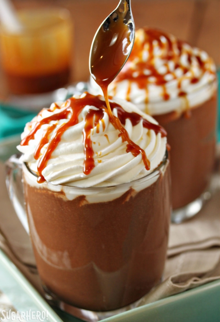 Salted Caramel Hot Chocolate - SugarHero