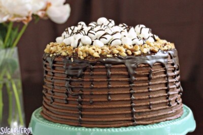 Rocky Road Layer Cake - SugarHero