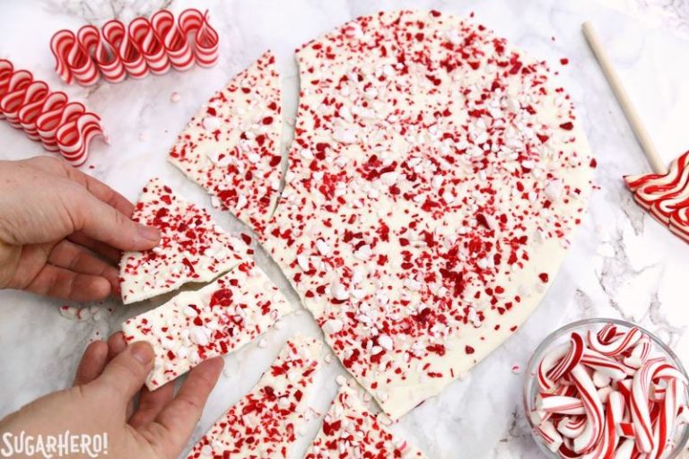 Candy Cane Mousse Cake - SugarHero