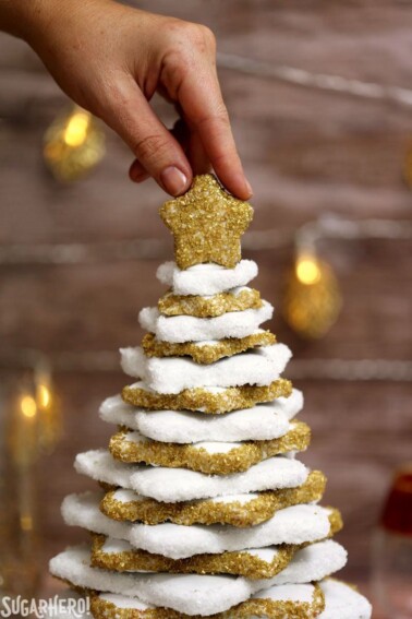 Gingerbread Christmas Cookie Tree - SugarHero