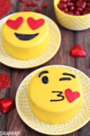 Emoji Mini Cakes - SugarHero