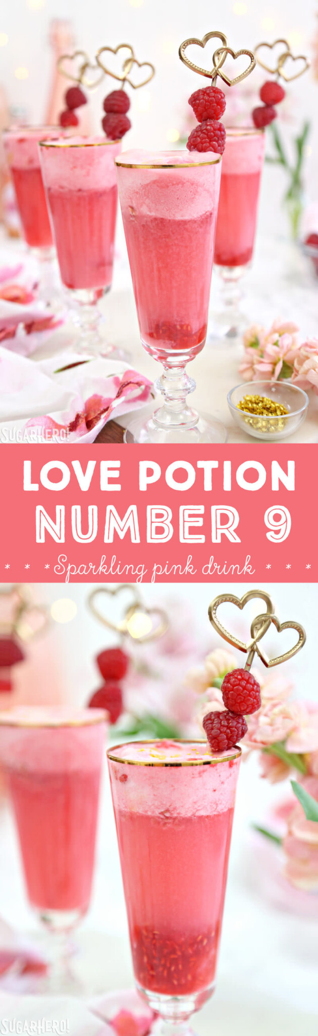 Love Potion Valentine's Day Drink - SugarHero