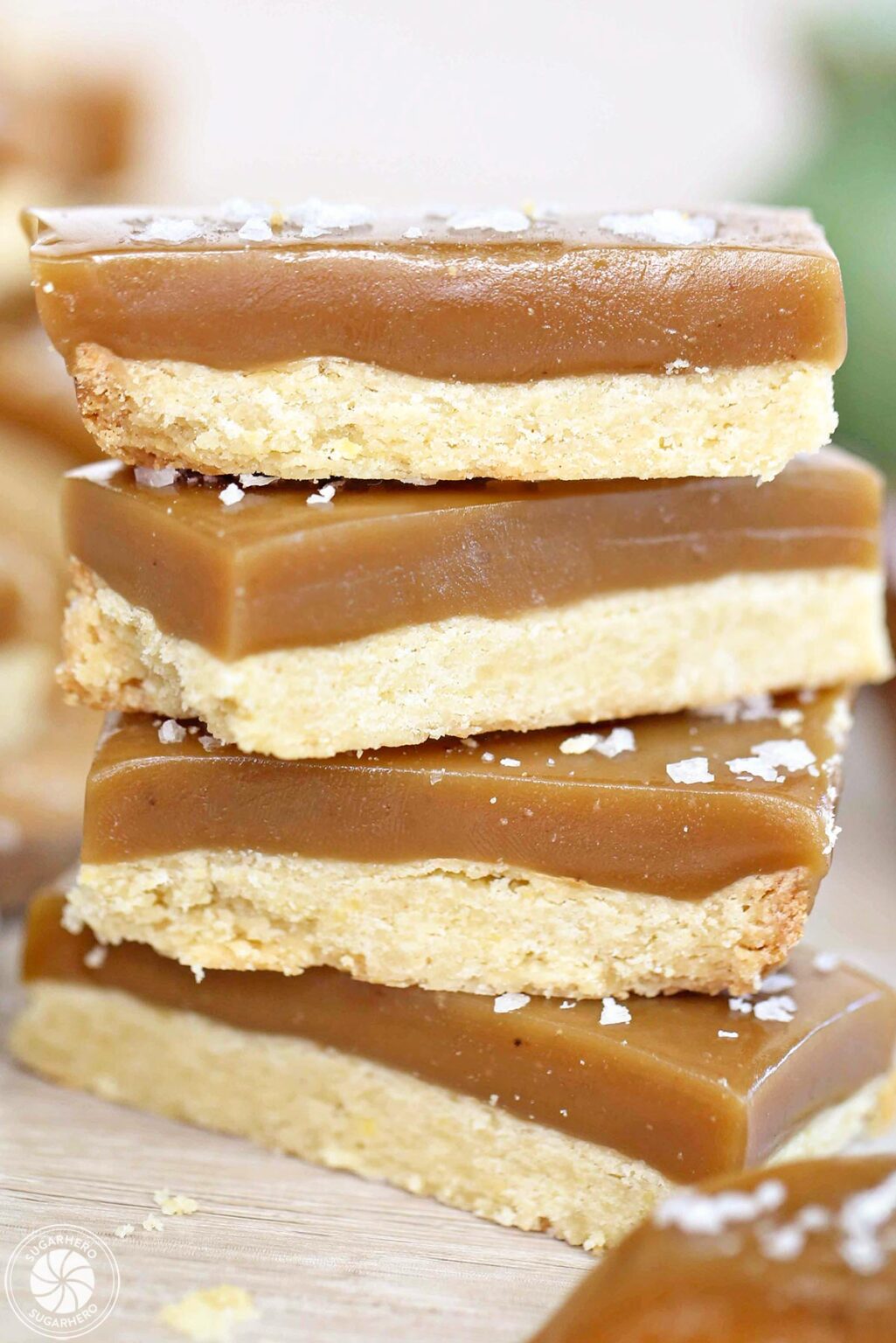 Salted Caramel Bars - SugarHero