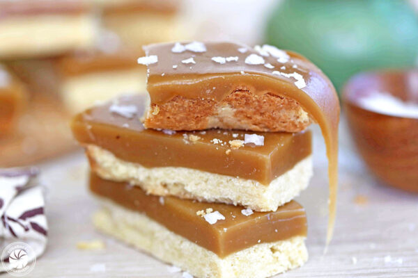 Salted Caramel Bars - SugarHero