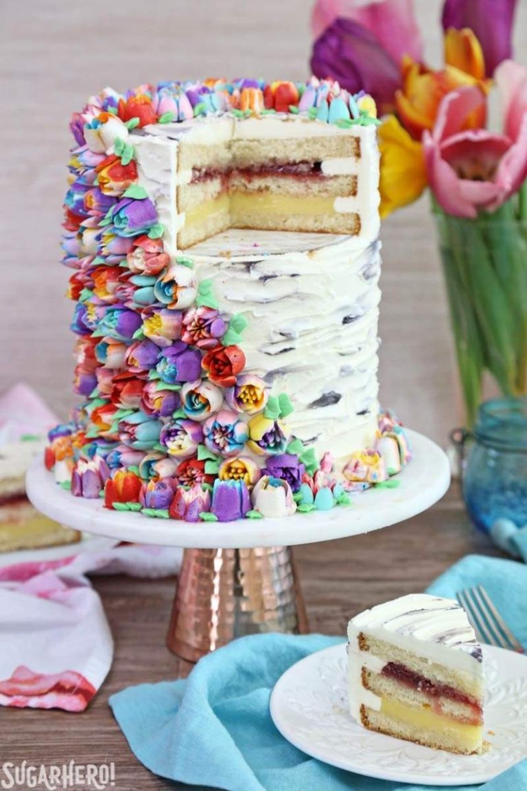 Spring In Bloom Layer Cake - SugarHero