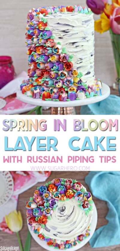 Spring In Bloom Layer Cake - SugarHero