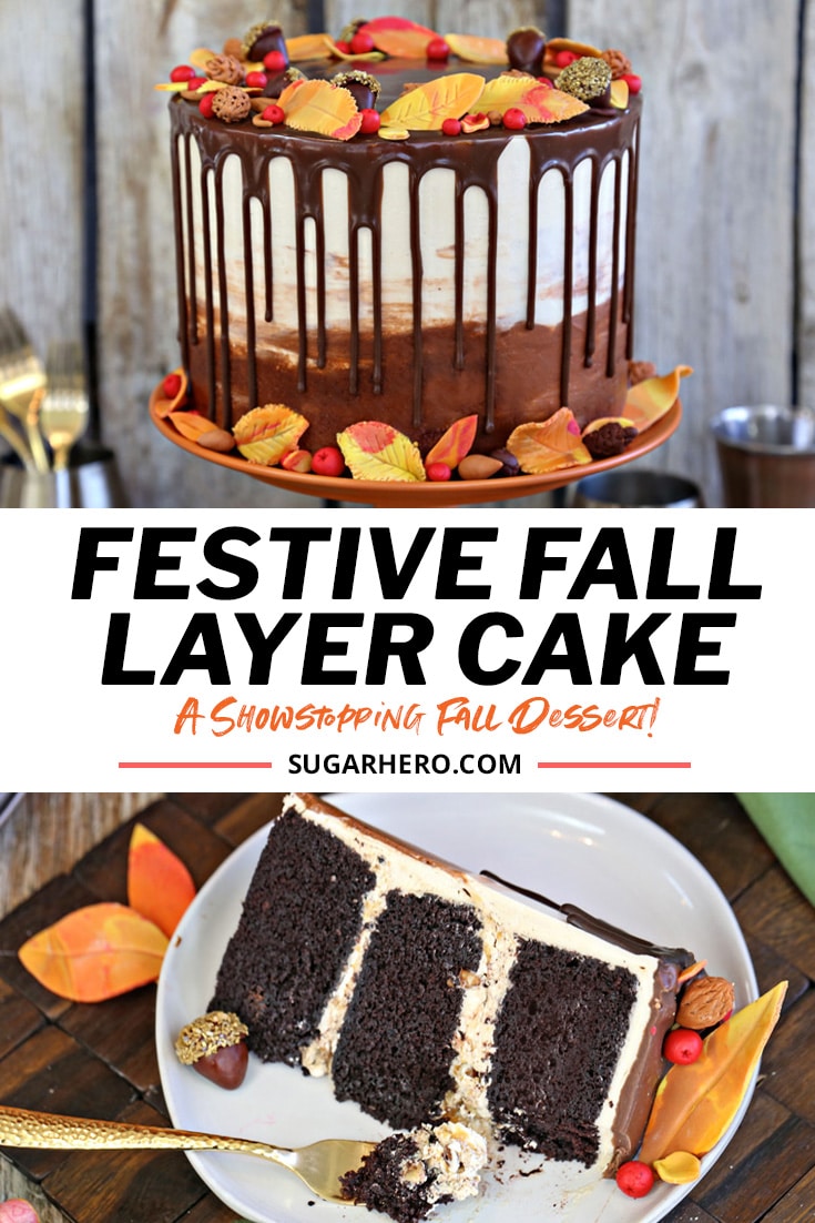 Festive Fall Layer Cake - SugarHero