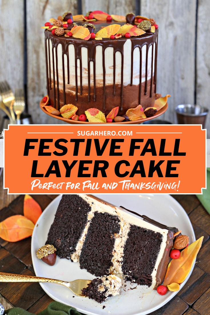 Festive Fall Layer Cake - SugarHero