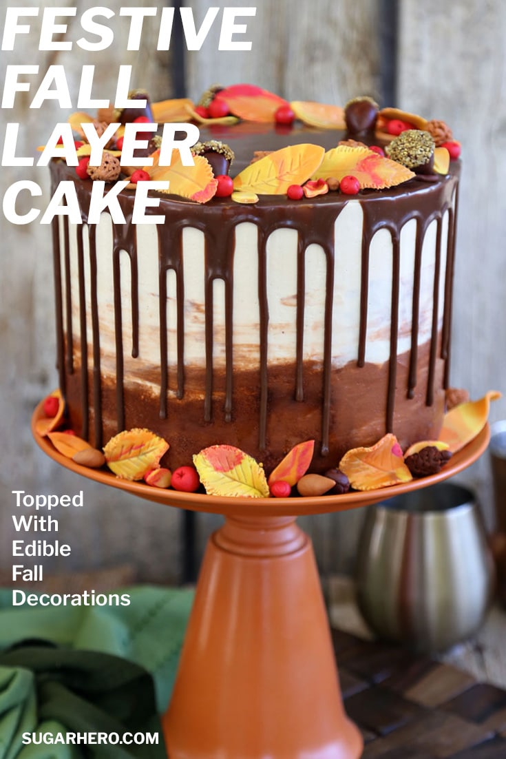 Festive Fall Layer Cake - SugarHero