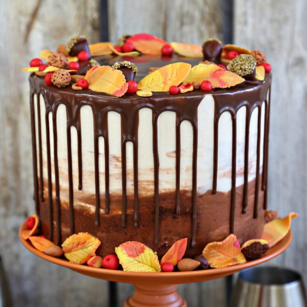 Festive Fall Layer Cake - SugarHero
