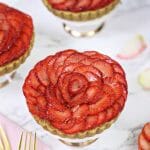Strawberry Rose Tarts - SugarHero