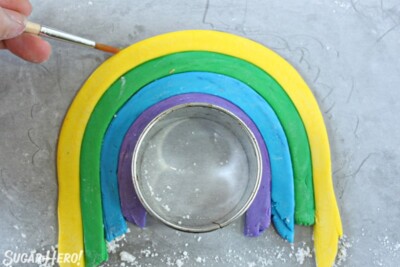 How to Make A Fondant Rainbow Cake Topper - SugarHero