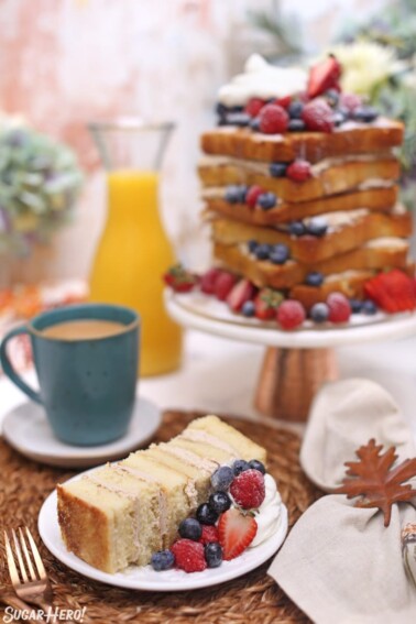 French Toast Cake - SugarHero
