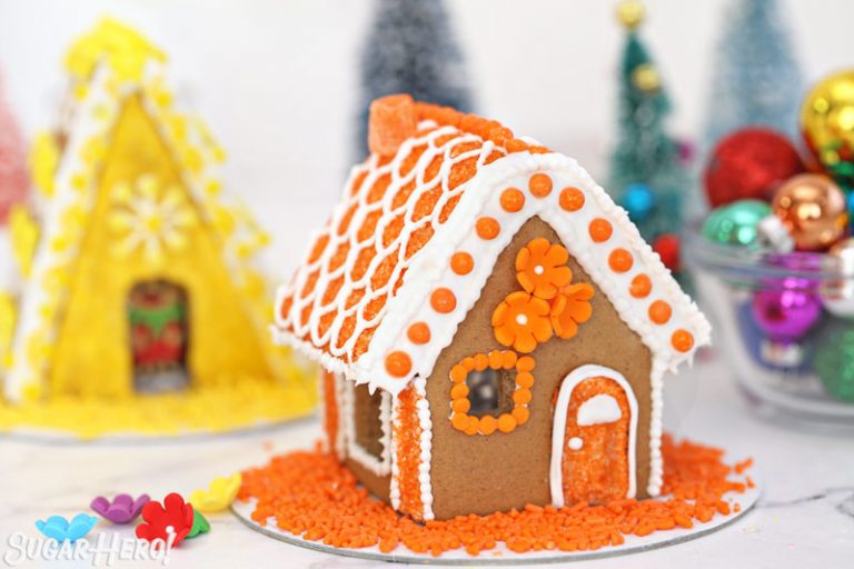 Rainbow Gingerbread House Village + Decorating Ideas - SugarHero