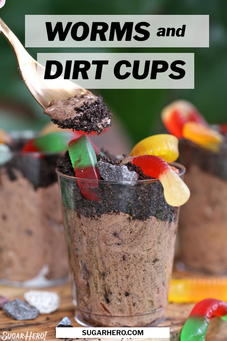 Dirt Pudding Cups (Dirt Dessert) - SugarHero