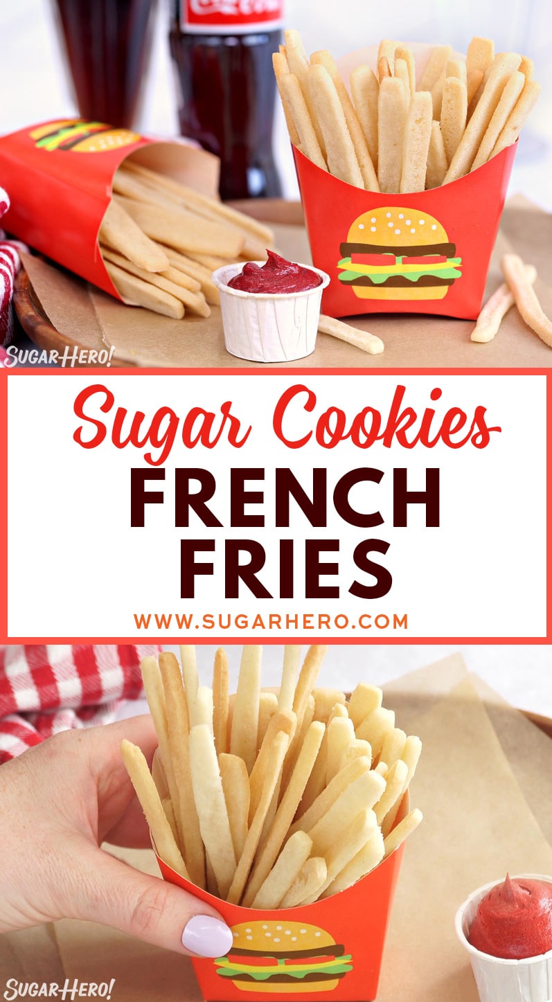 Sugar Cookie French Fries - SugarHero