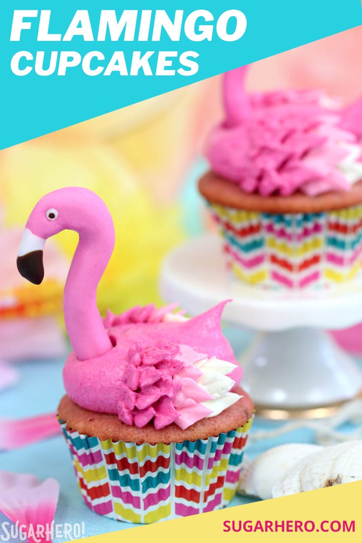Flamingo Cupcakes - SugarHero