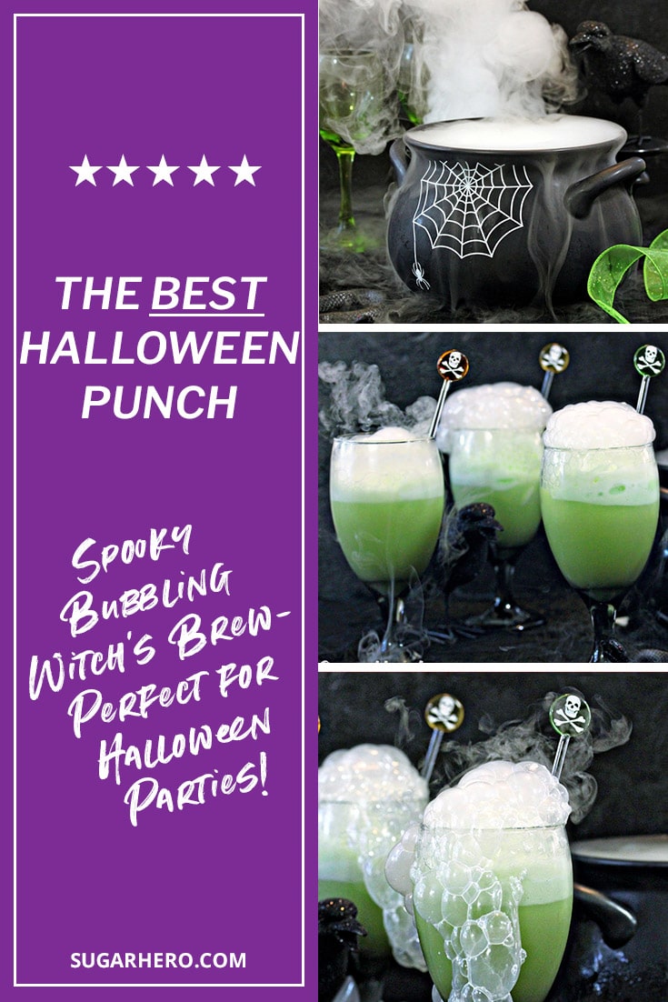 Witch's Brew Halloween Punch - SugarHero