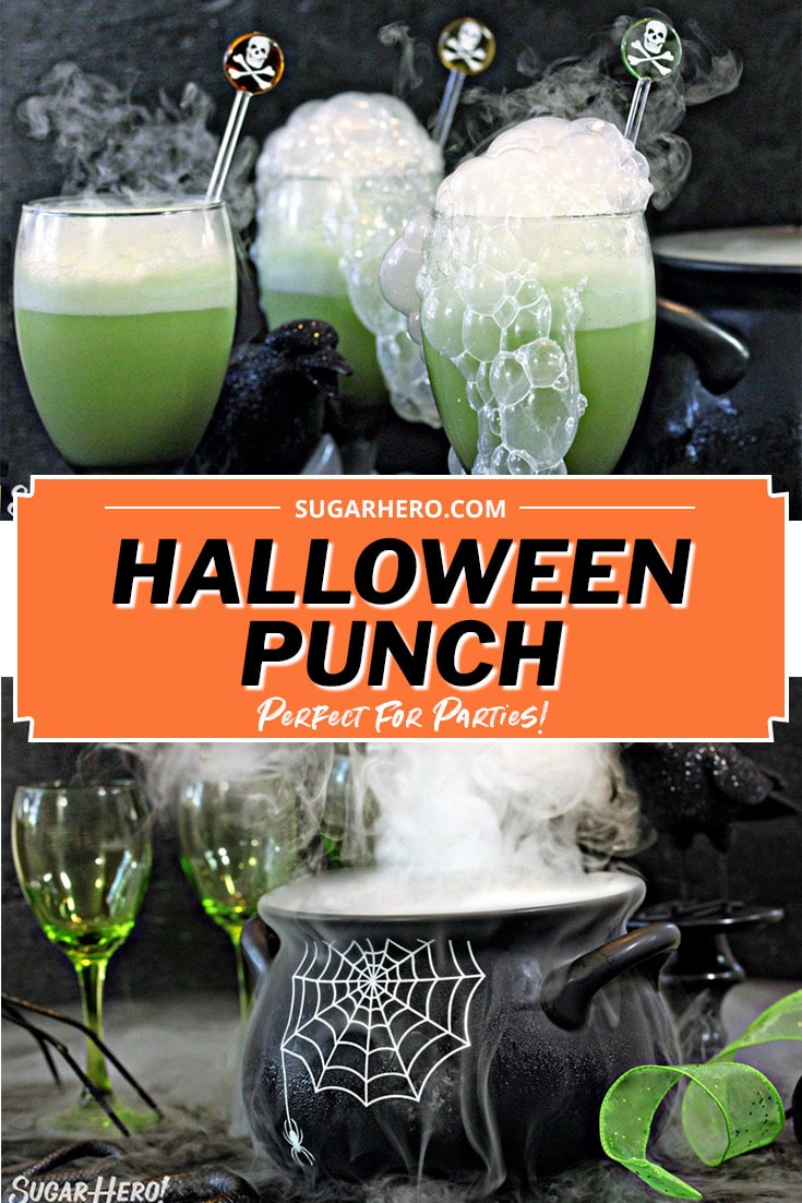 Witch's Brew Halloween Punch - SugarHero