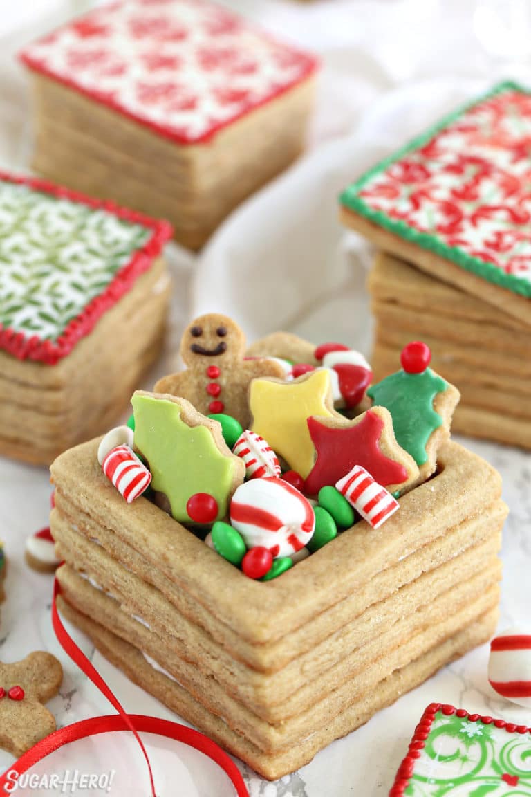 Edible Christmas Cookie Boxes (Recipe & Tutorial) - SugarHero