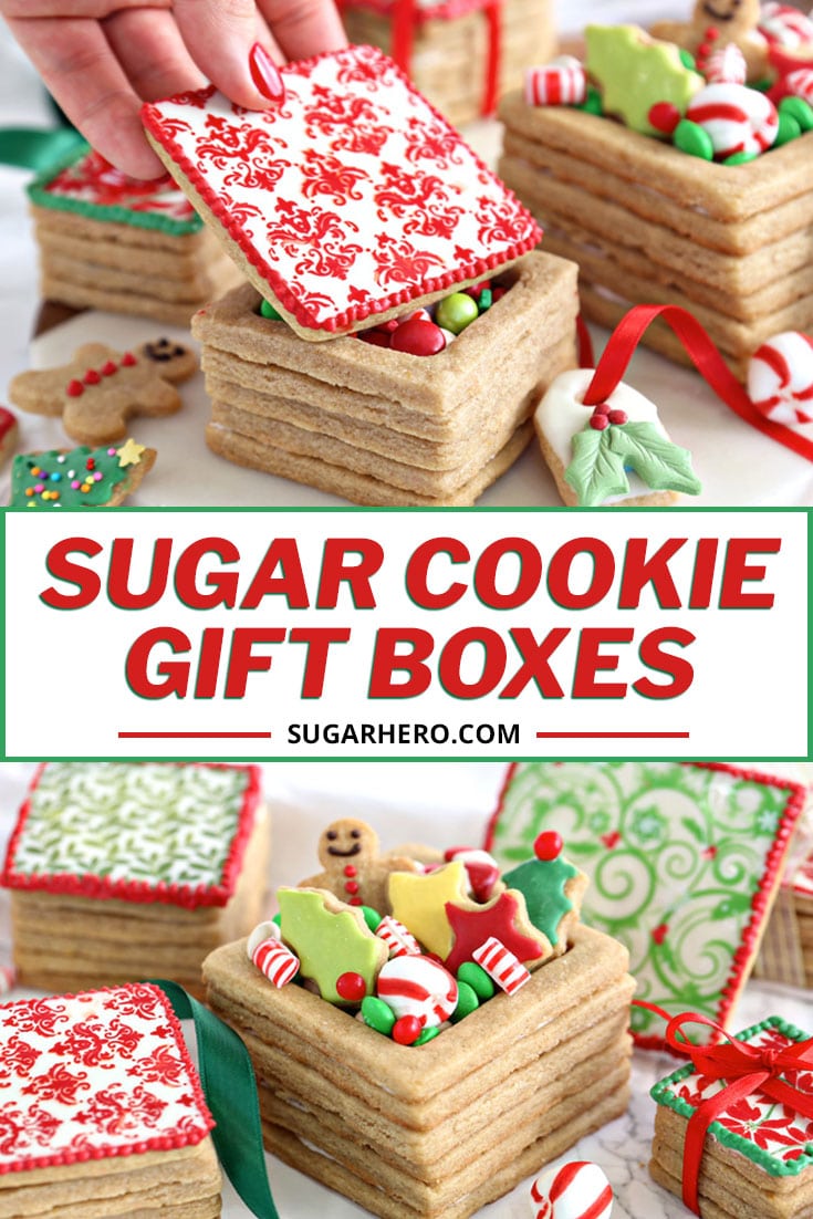 Edible Christmas Cookie Boxes (Recipe & Tutorial) - SugarHero