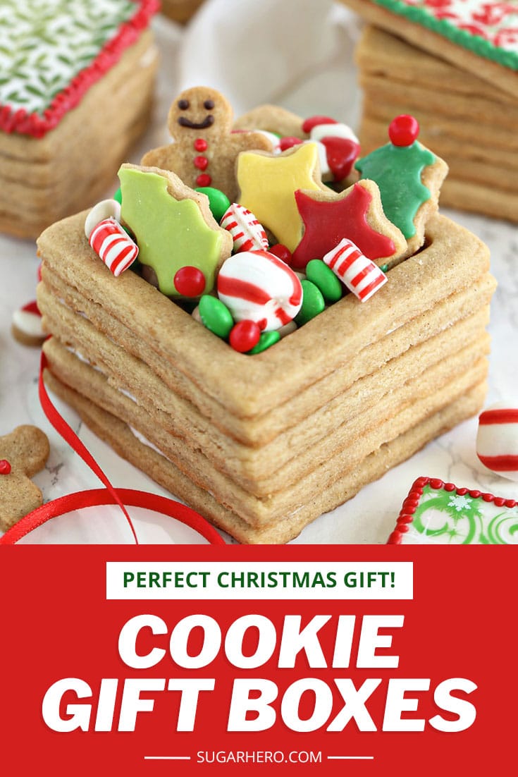 Edible Christmas Cookie Boxes (Recipe & Tutorial) - SugarHero