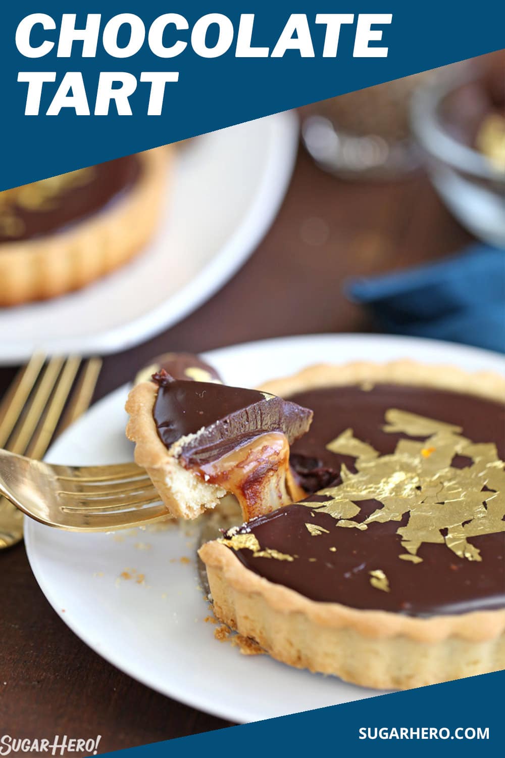 Baileys Chocolate Caramel Tarts - SugarHero