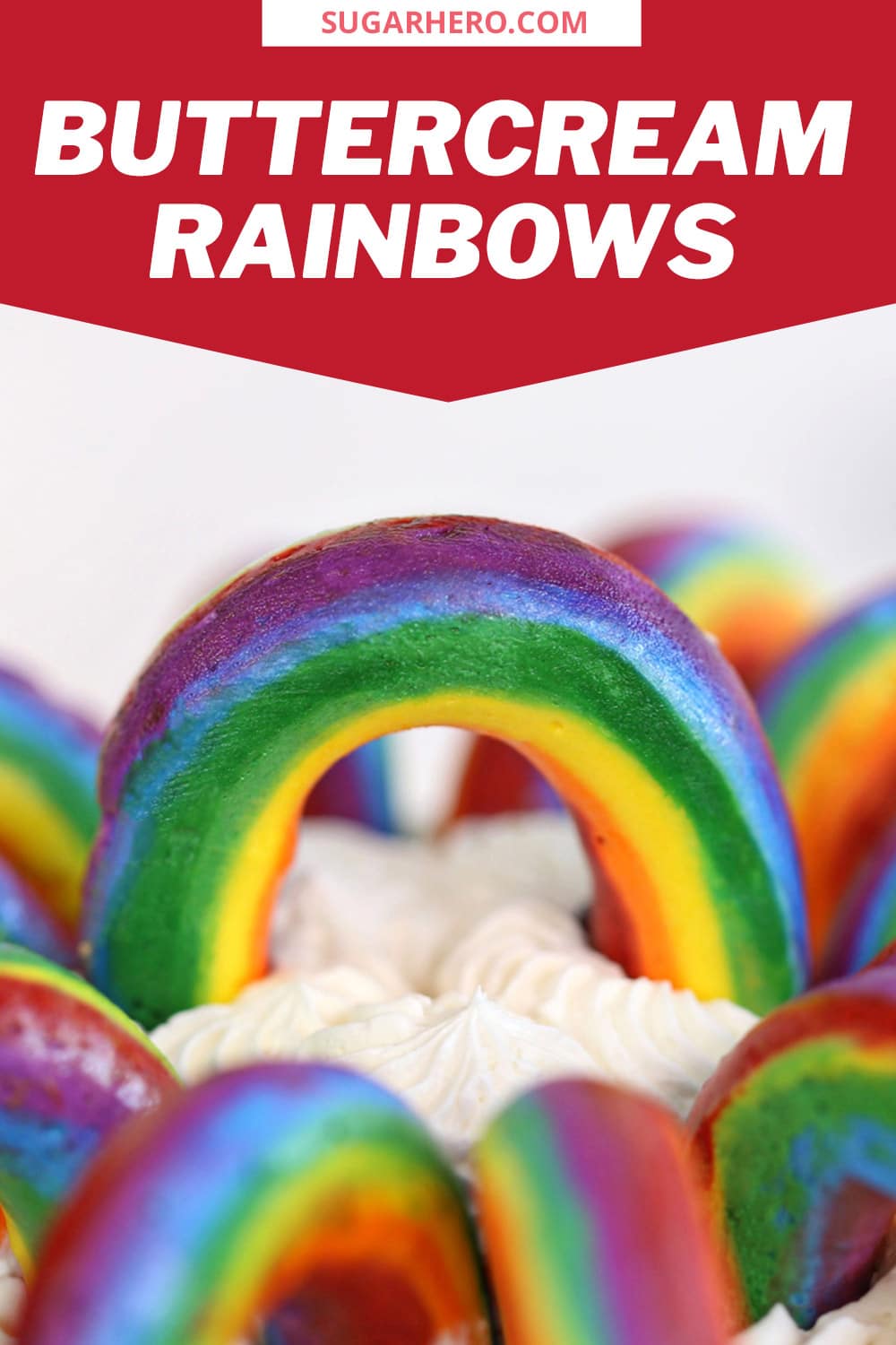 Buttercream Rainbows - SugarHero
