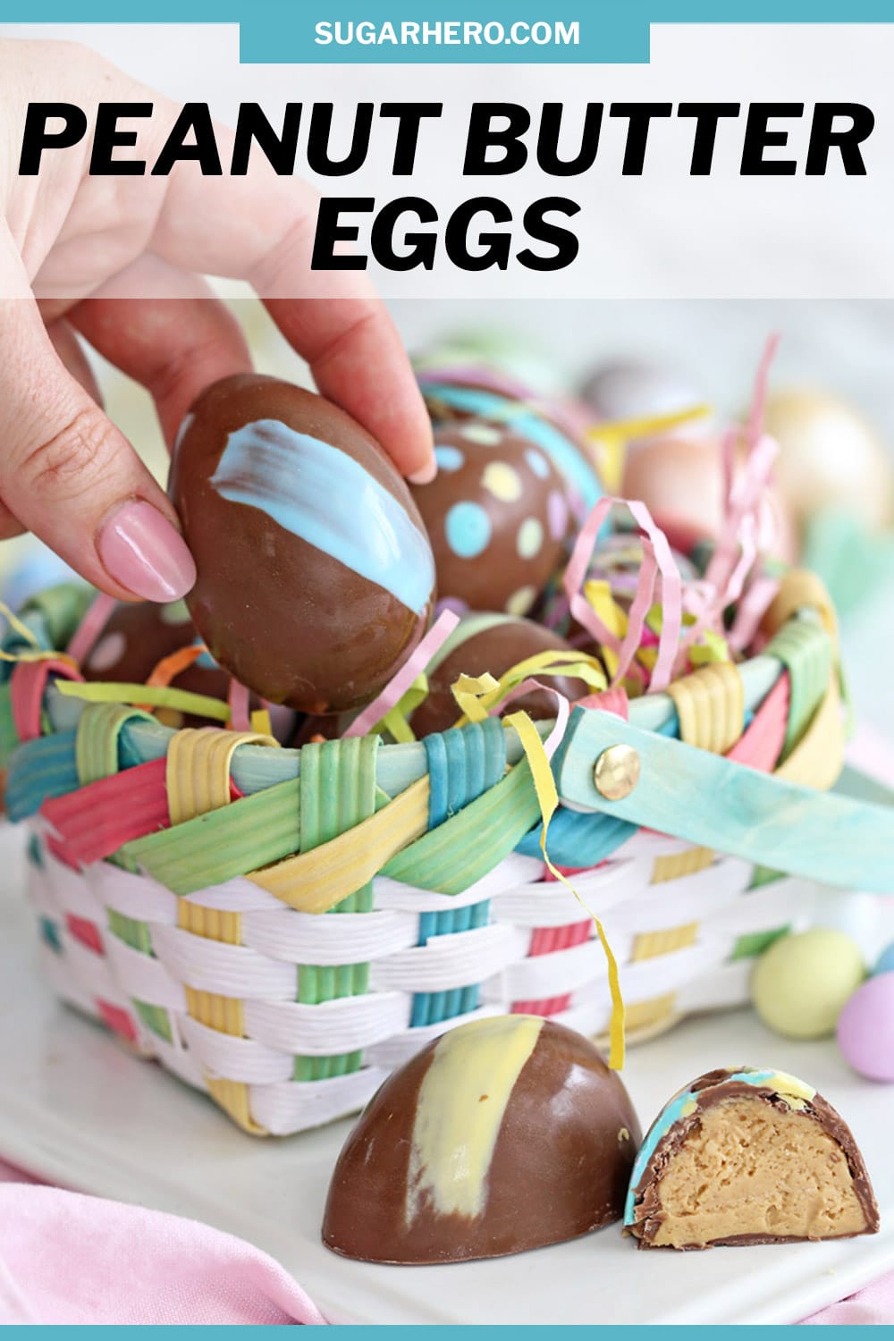 Peanut Butter Easter Eggs - SugarHero
