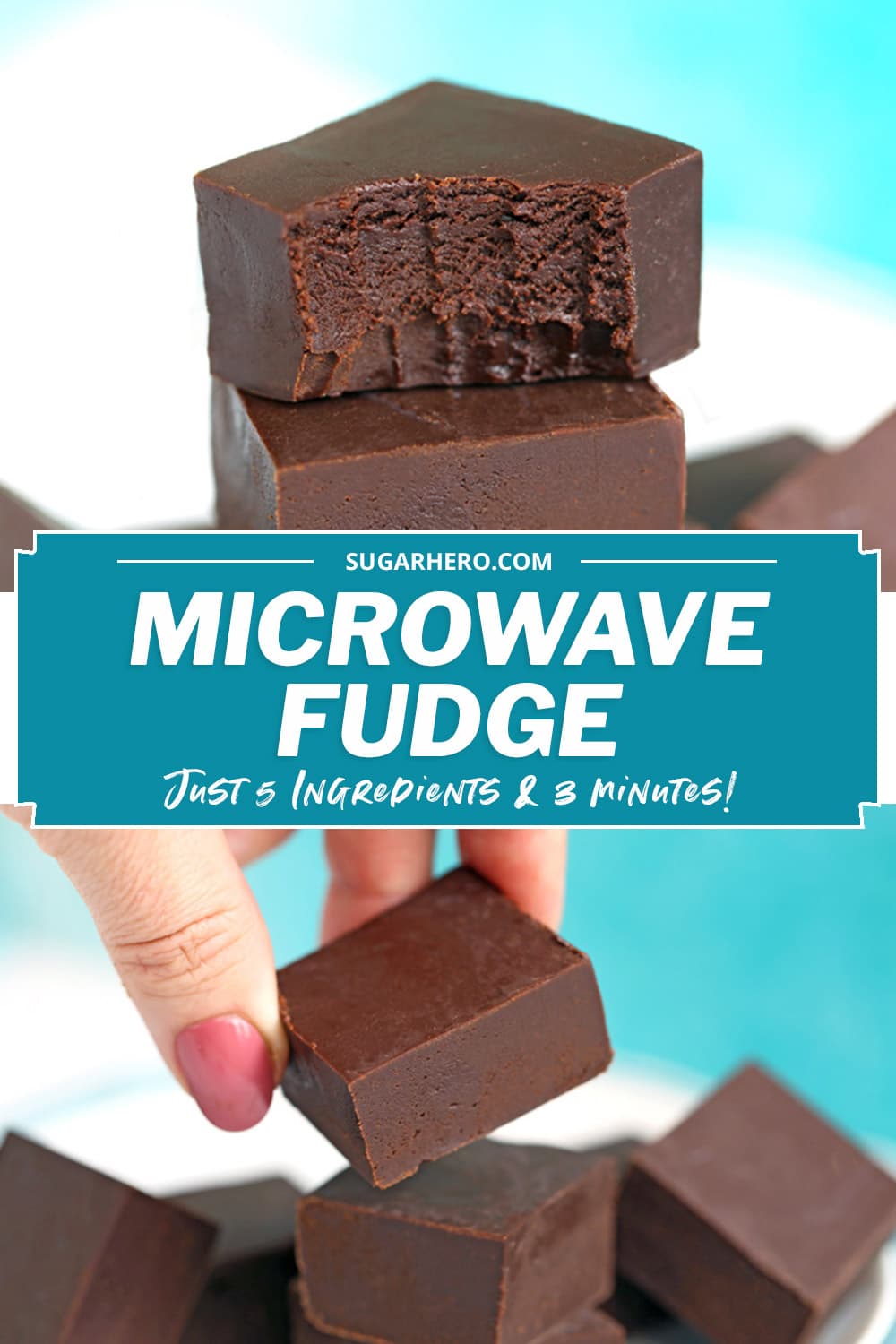 Easy Microwave Fudge - SugarHero