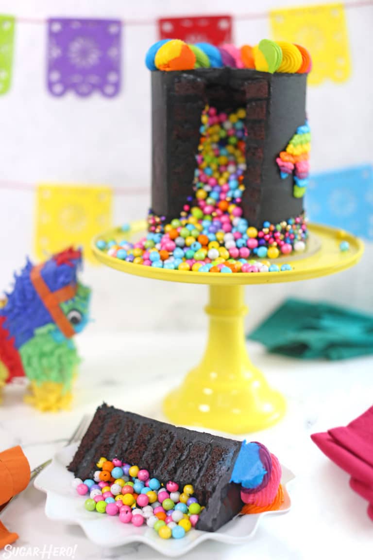 How to Make A Piñata Cake (with video!) - SugarHero