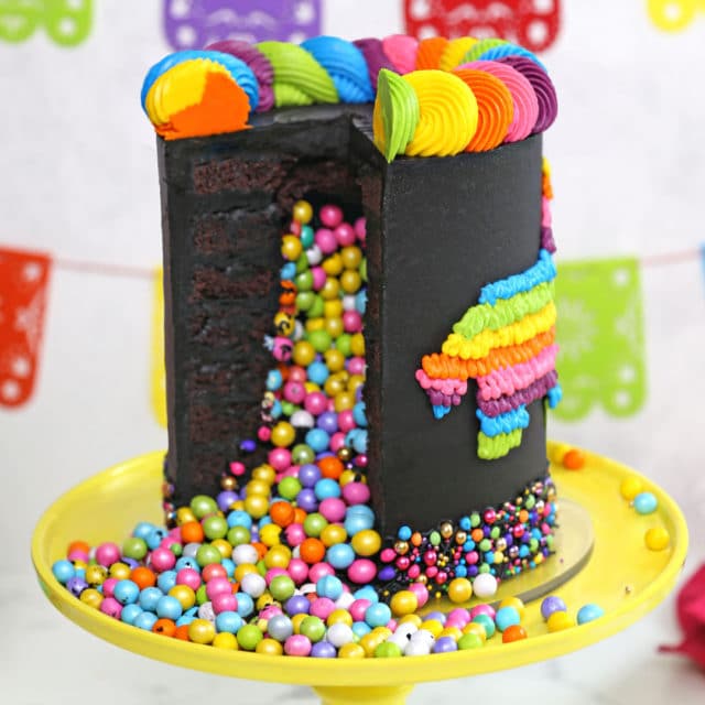 How to Make A Piñata Cake (with video!) - SugarHero