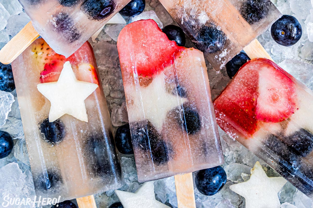 Homemade Fruit Popsicles - SugarHero
