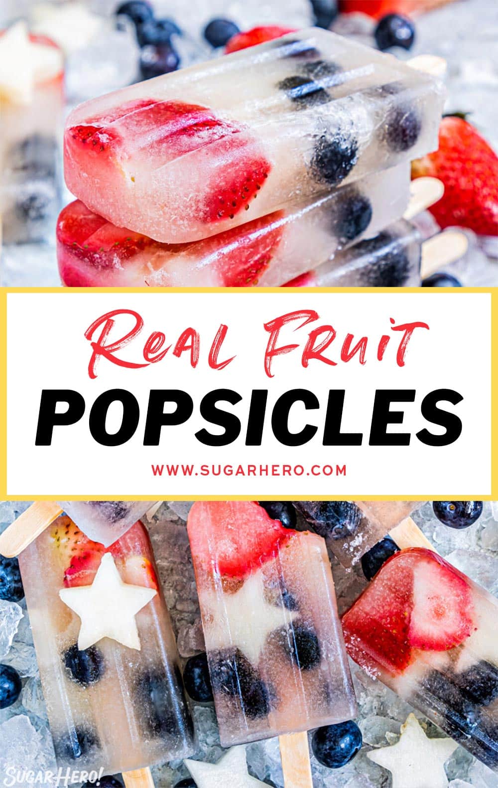 Homemade Fruit Popsicles - SugarHero