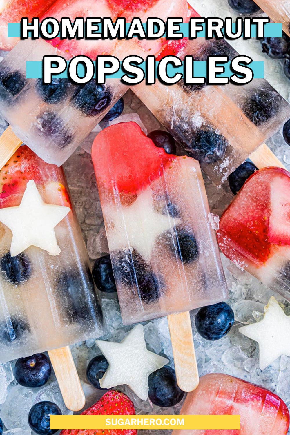 Homemade Fruit Popsicles - SugarHero