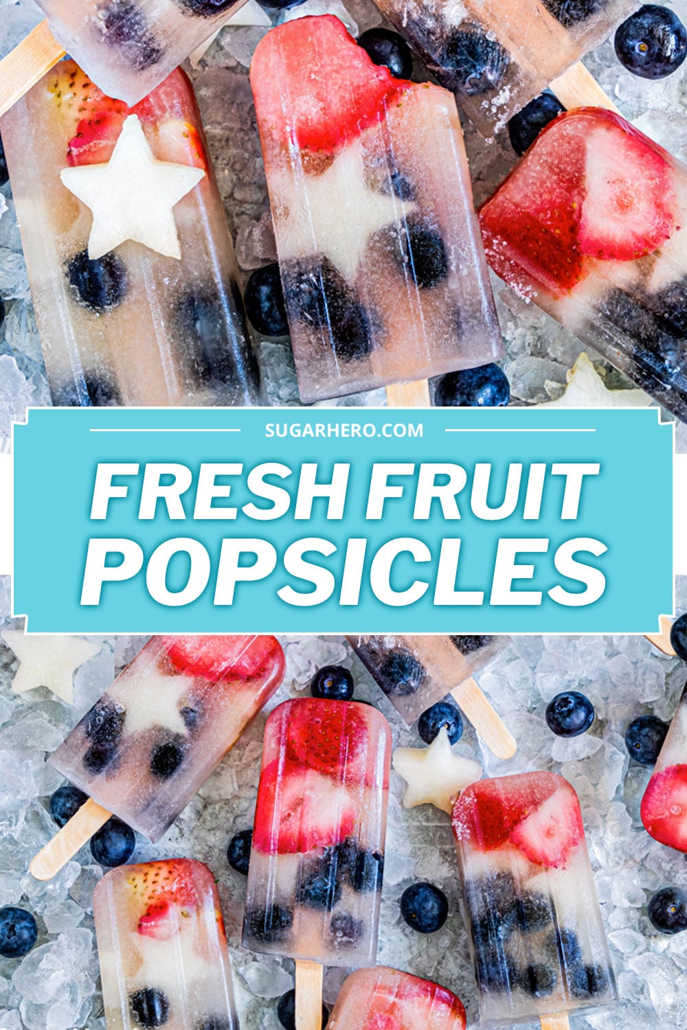 Homemade Fruit Popsicles - SugarHero