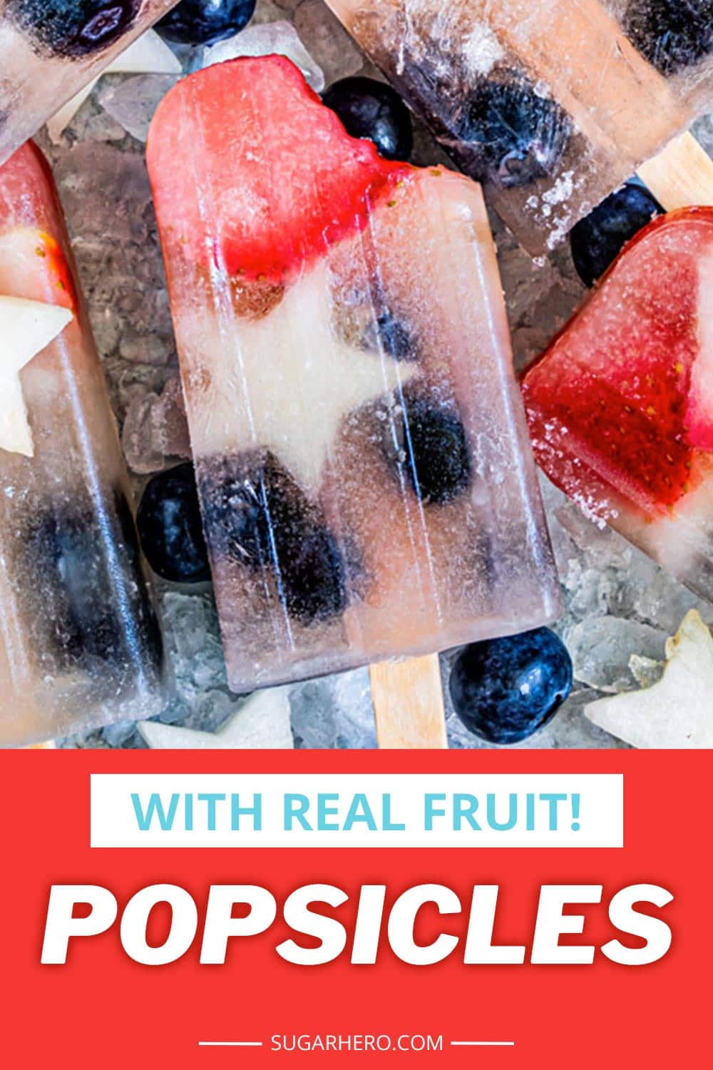 Homemade Fruit Popsicles - SugarHero