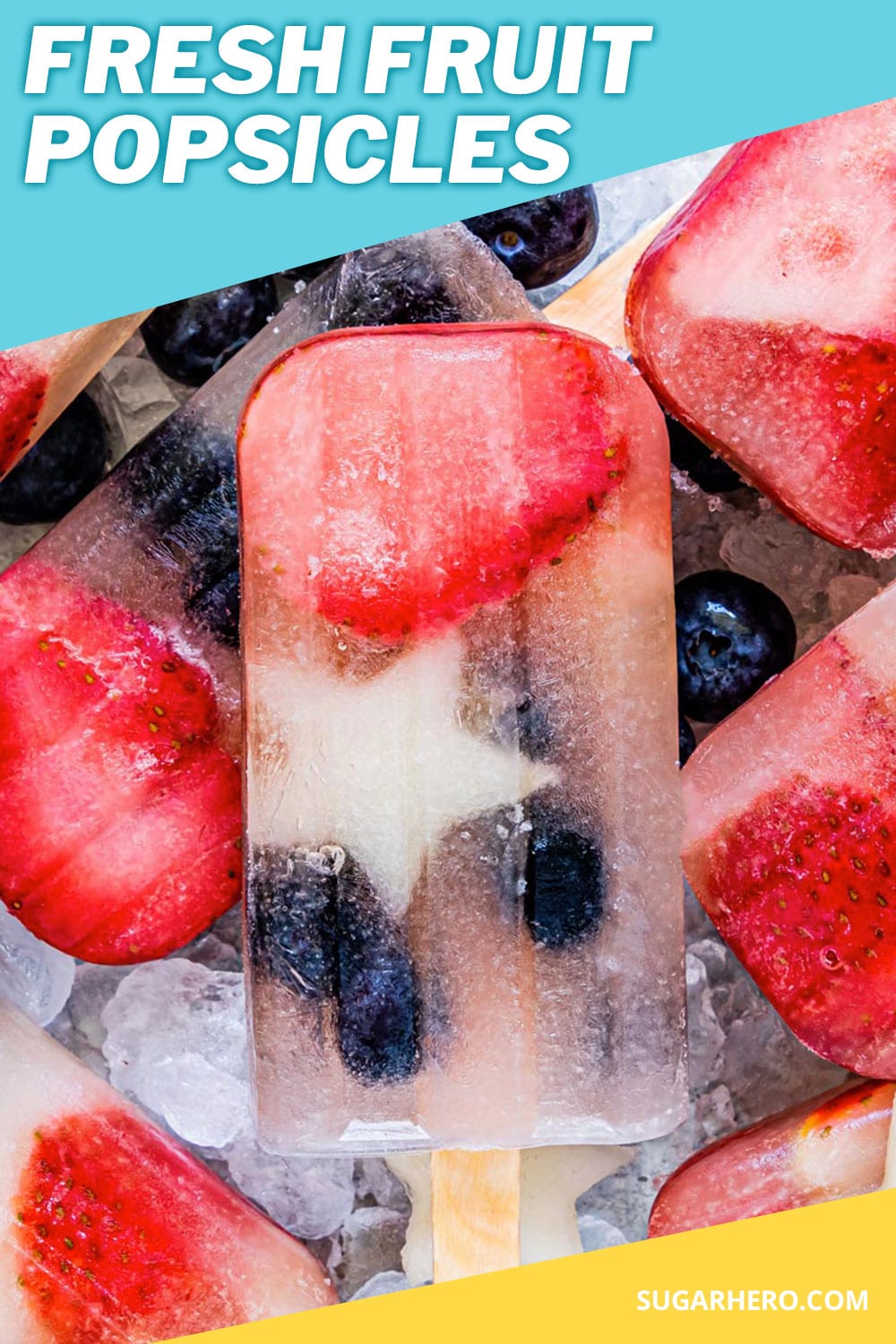 Homemade Fruit Popsicles - SugarHero