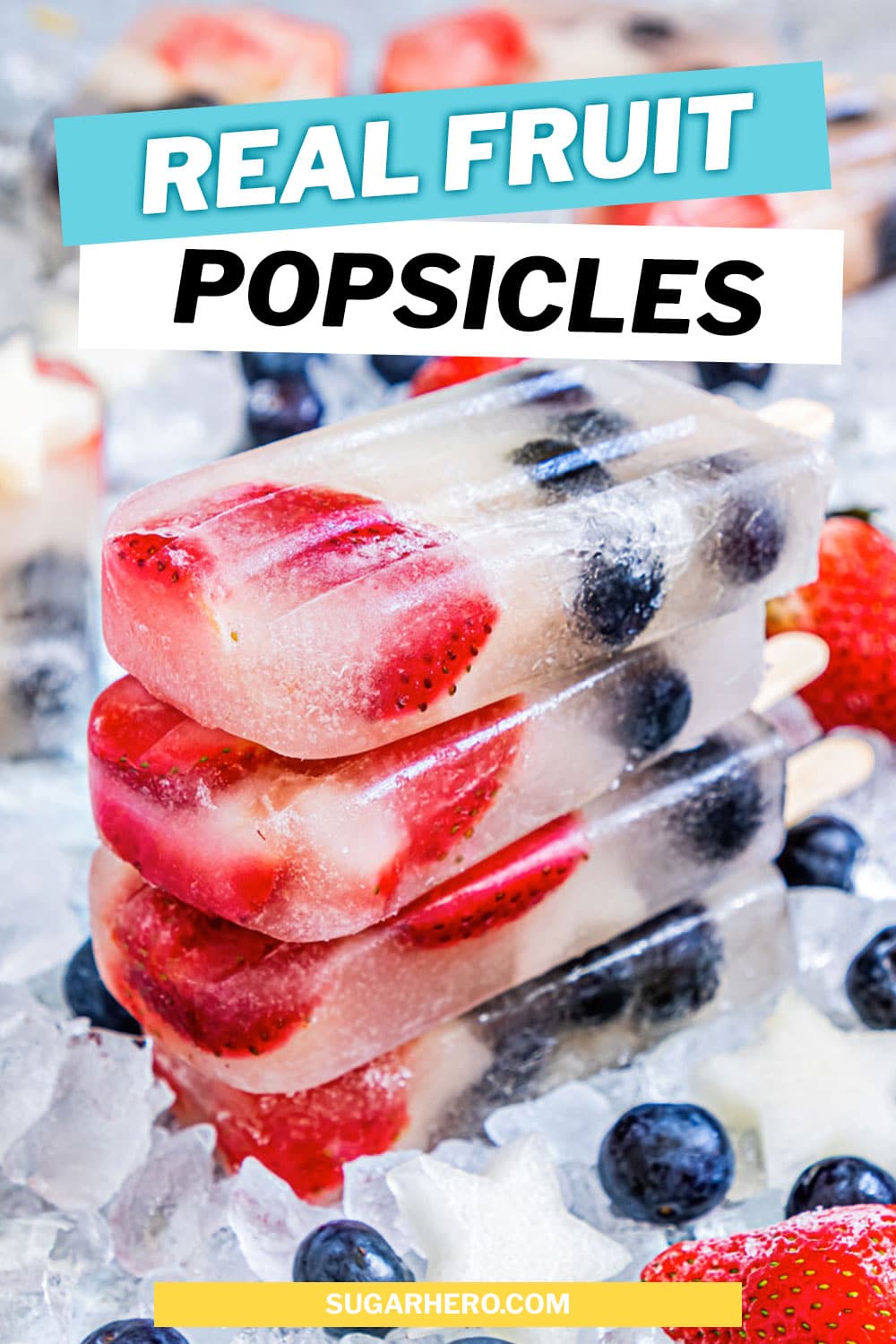 Homemade Fruit Popsicles - SugarHero