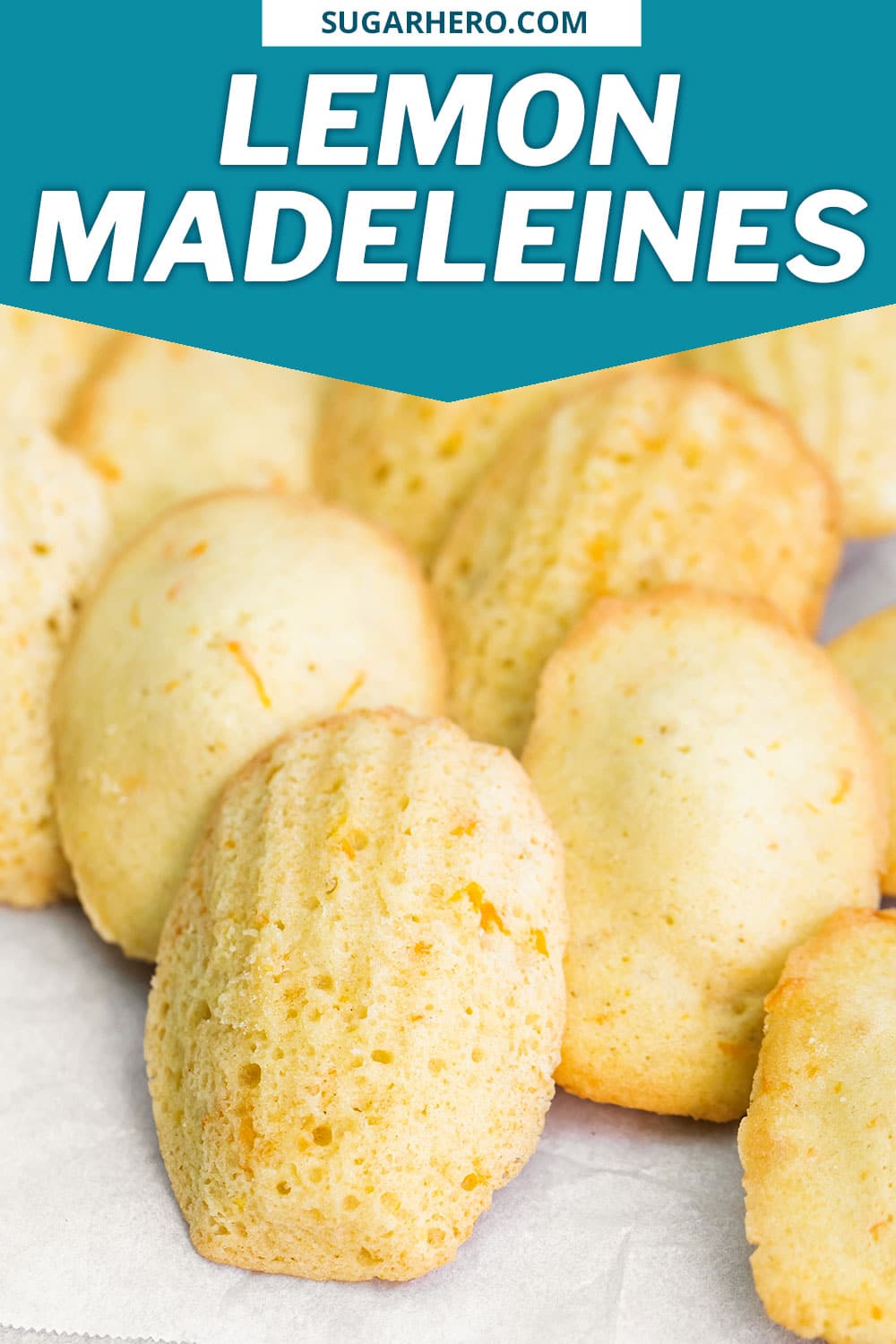 Lemon Madeleines - SugarHero