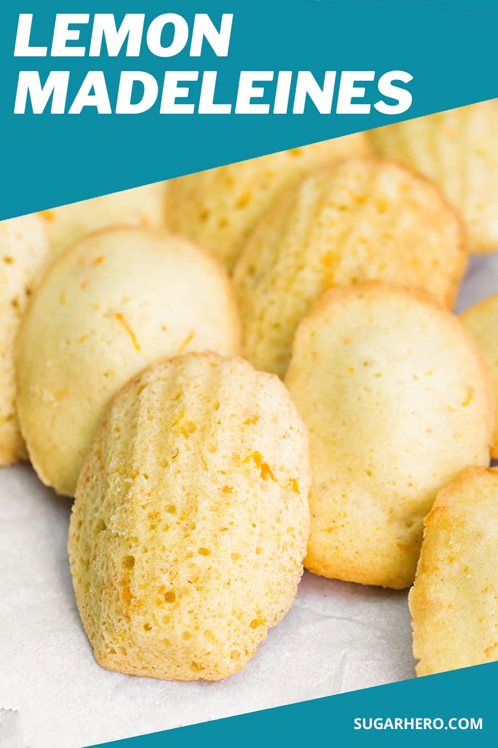 Lemon Madeleines - SugarHero