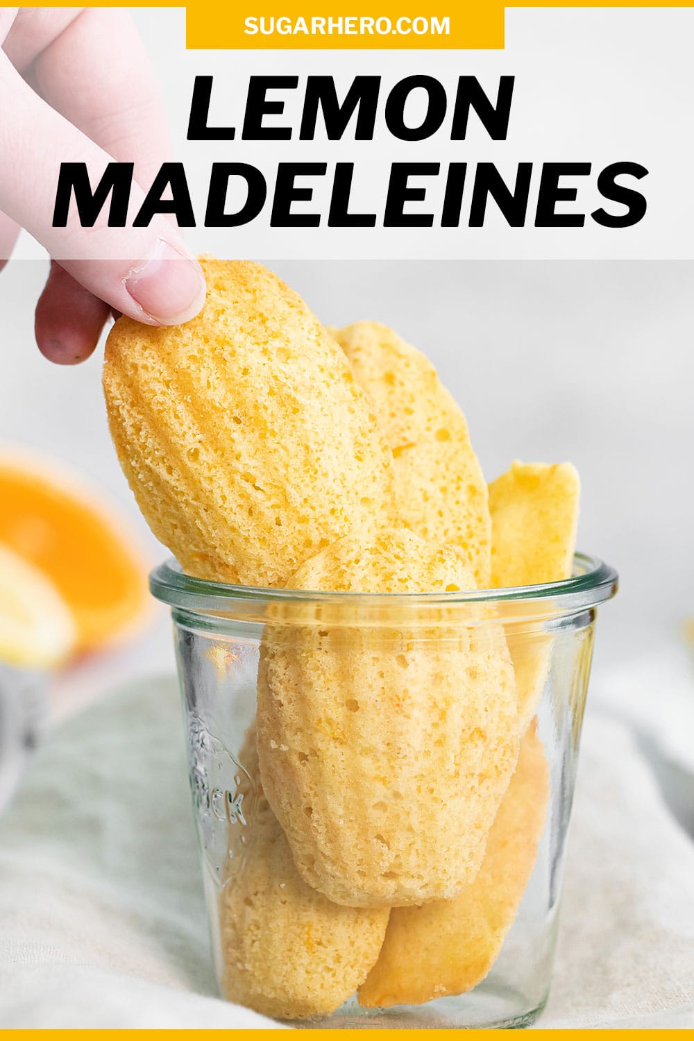 Lemon Madeleines - SugarHero