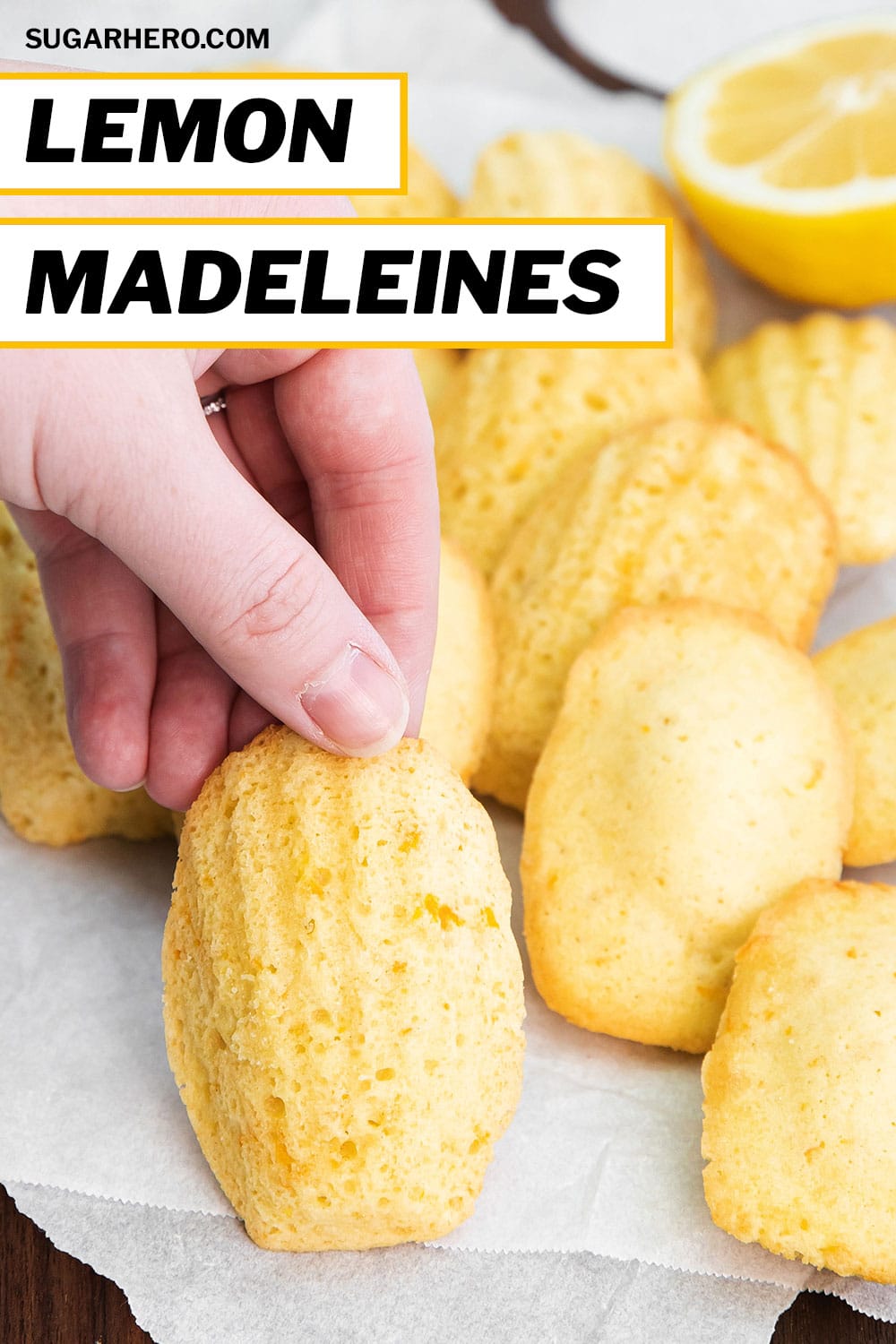 Lemon Madeleines - SugarHero