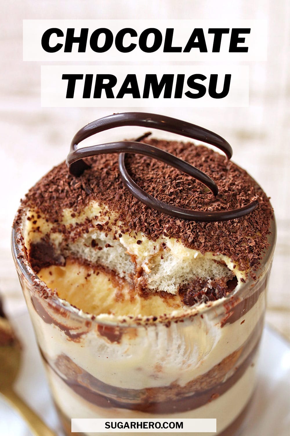 Chocolate Tiramisu - SugarHero